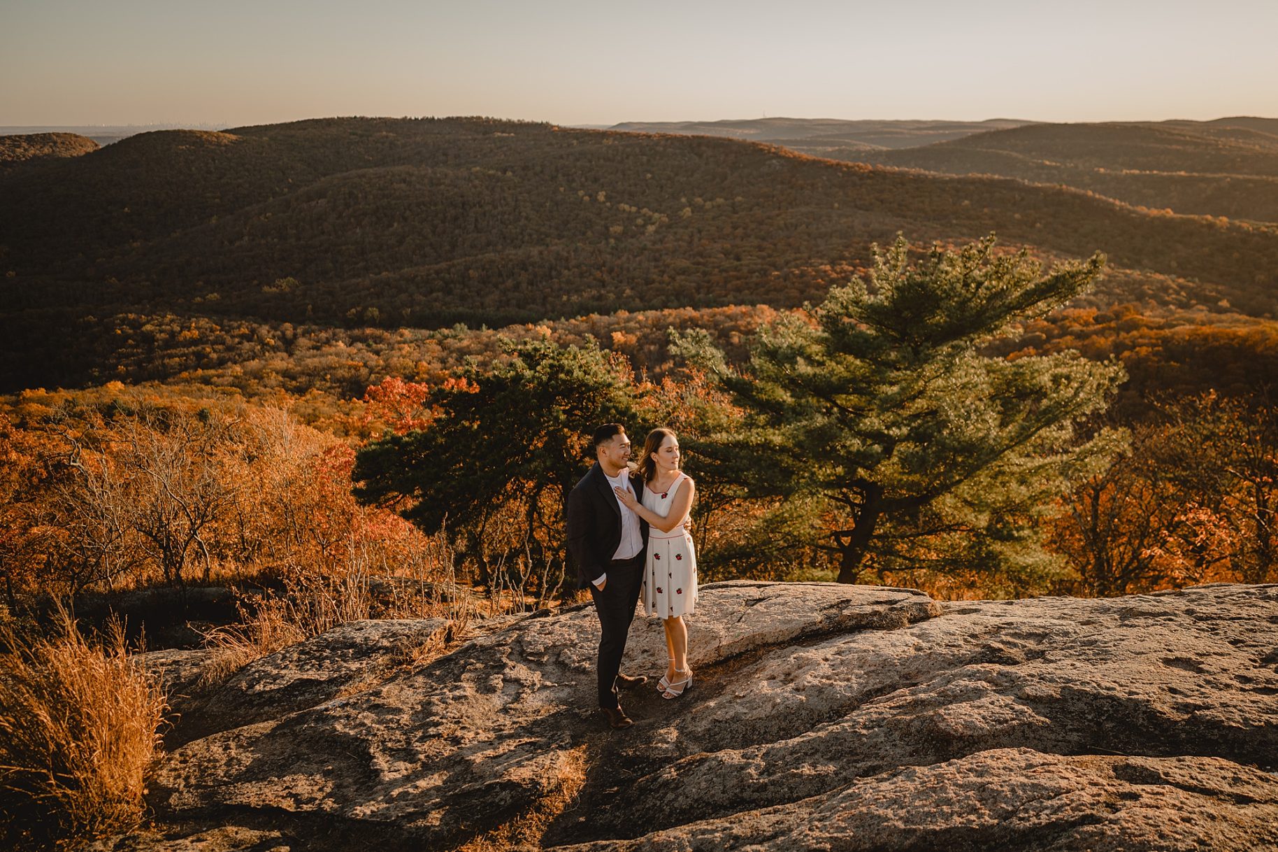 Fall Engagement Session on Bear Mountain | Jessica & Jonathan - J&R ...