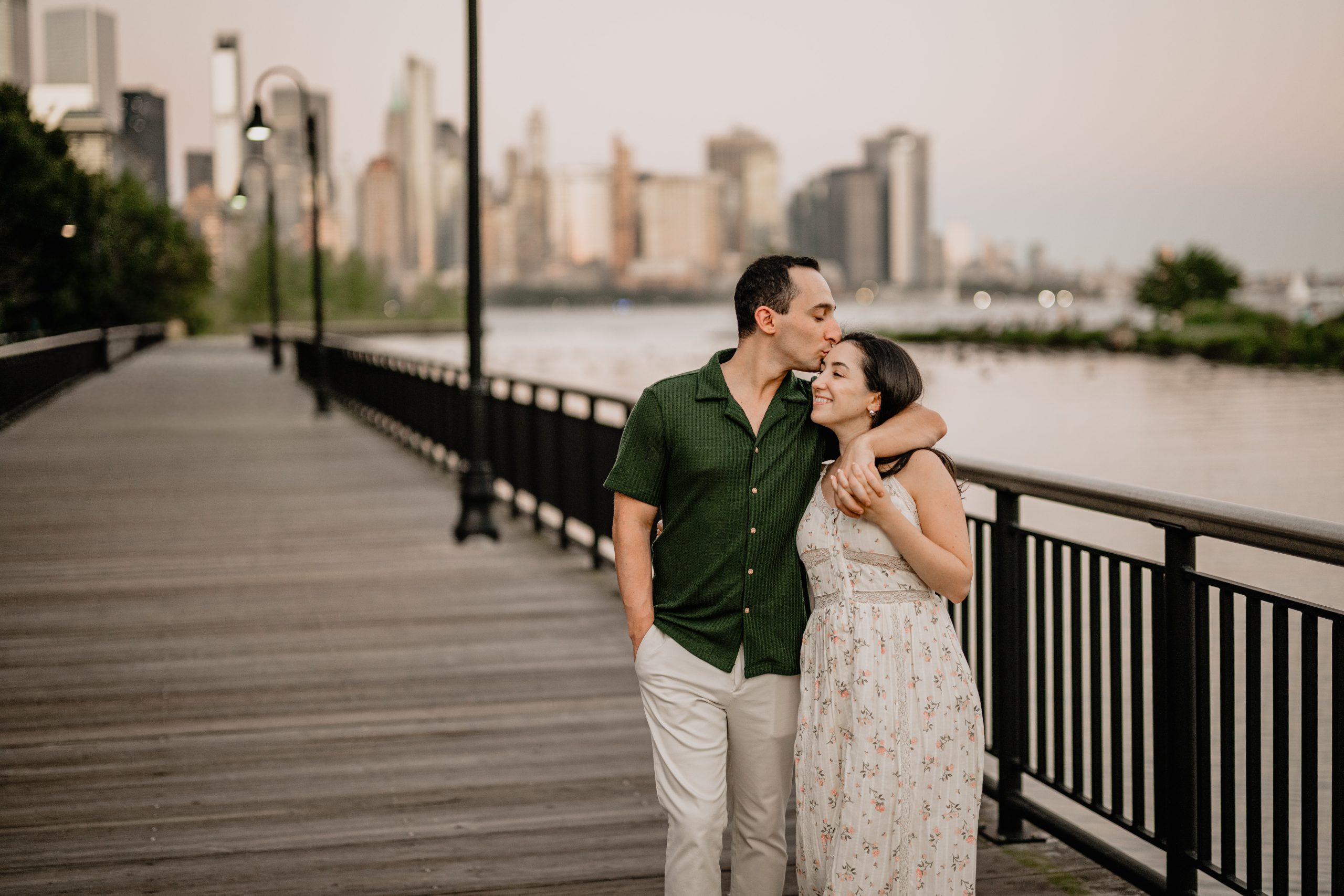 The Jersey City & Home Engagement | Lisa & Micah - J&R Photography